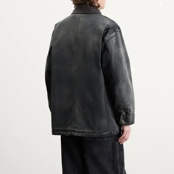 Auralee Duck Jacket - Faded Black | Editorialist